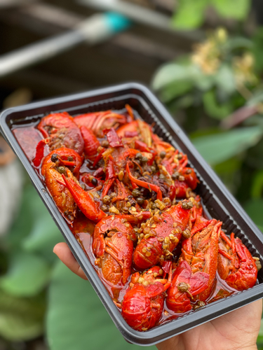 Stir-fried crayfish with Mala sauce, 400 grams, 110 baht | N FROZEN FOOD