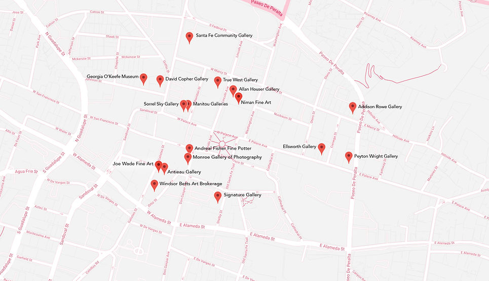 Art Maps | Santa Fe Galleries