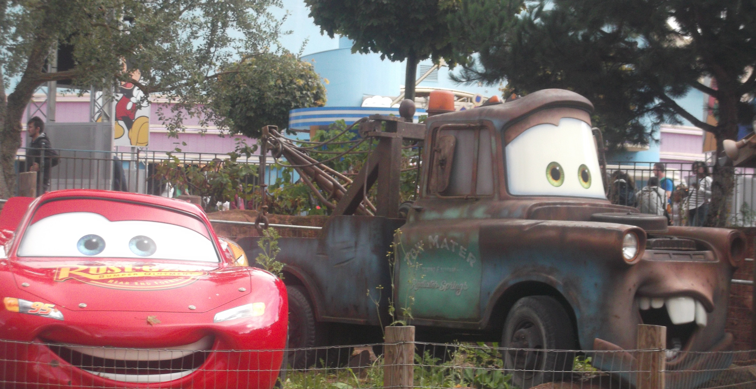 Cars Quatres Roues Rallye en Disneyland Paris