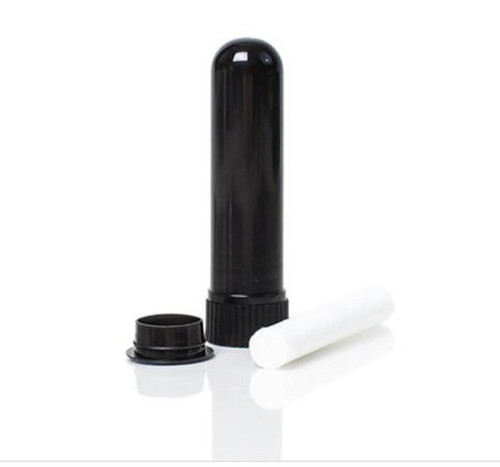 Essential Oil Aromatherapy Blank Nasal Inhalers (Black) | Santmira