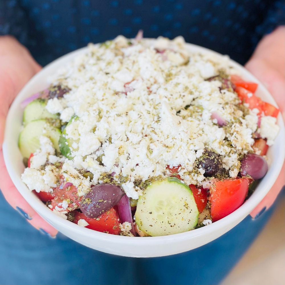 Delicious Traditional Greek Salad Horiatiki Salad