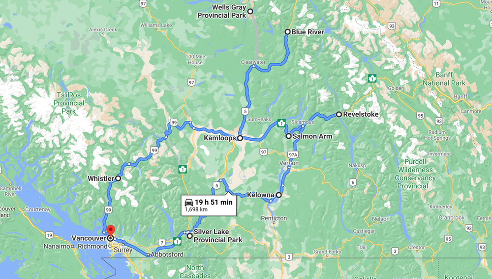 9 Days Road Trip in British Columbia - Picturesque Southwest Mainland