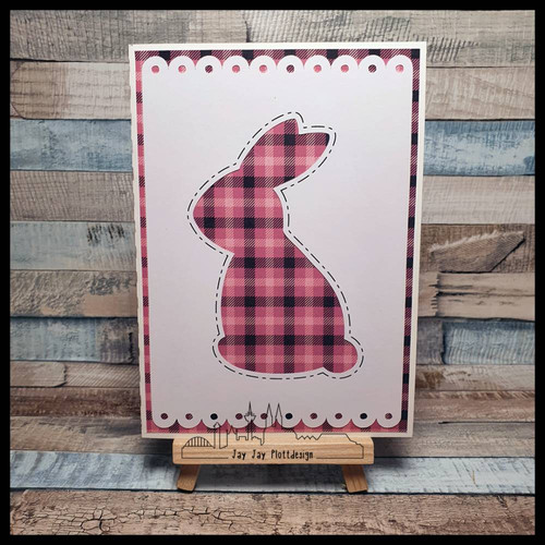 Plotterdatei Osterkarte Osterhase | Jay Jay Plottdesign