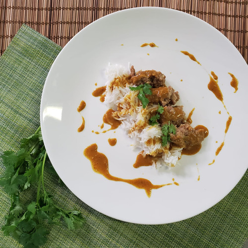 Satay Beef Rice Noodles (Level 6) | Care Food