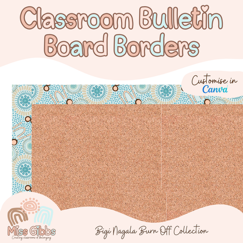 Classroom Display Borders Featuring Bigi Nagala Burn Off | Canva ...