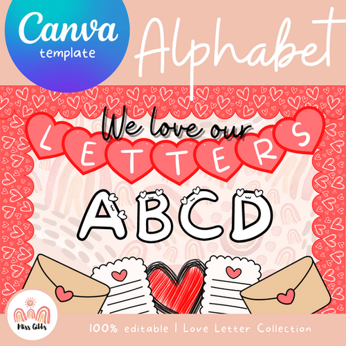 Valentine's Day classroom display bulletin board bundle template | Love ...