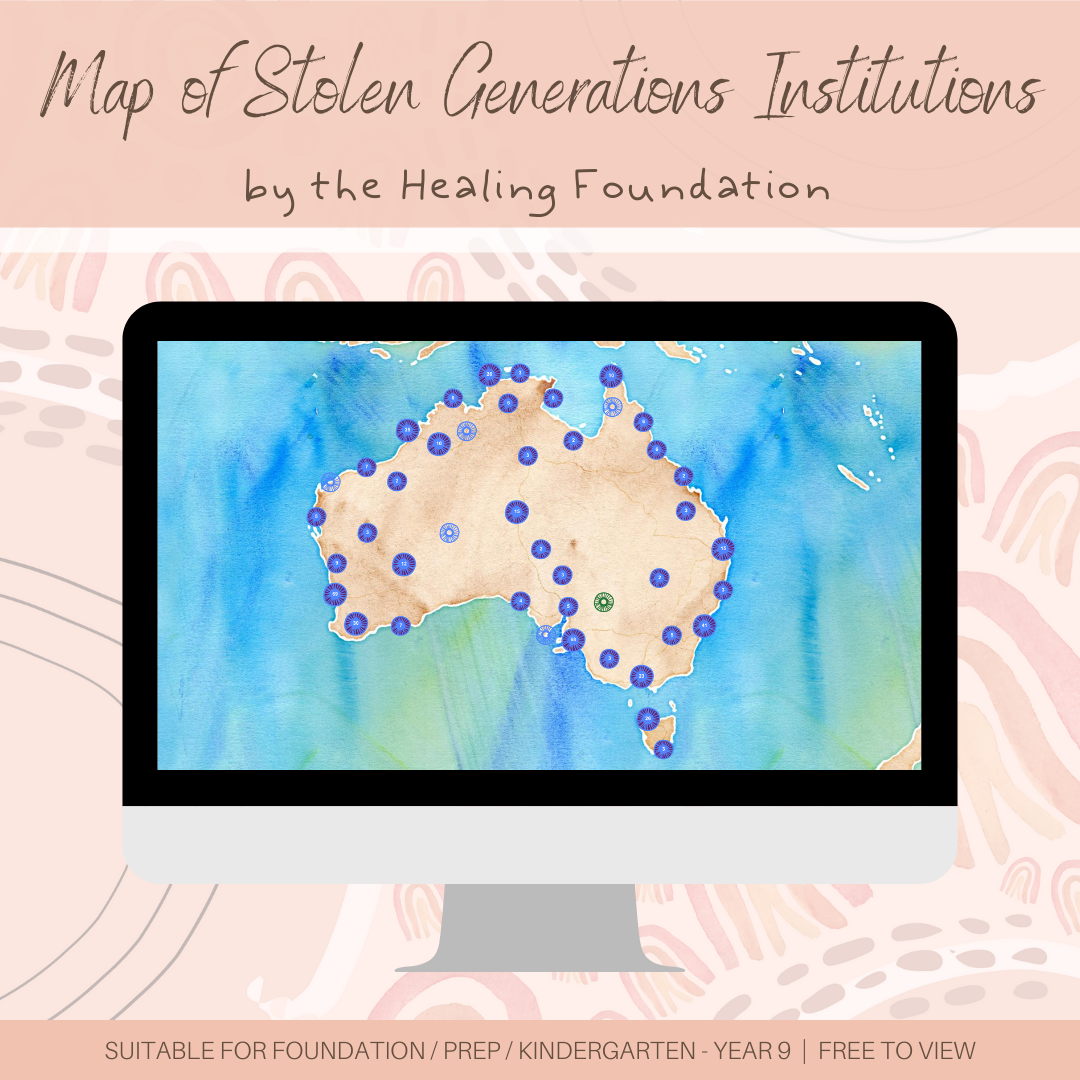 Map of Stolen Generations Institutions