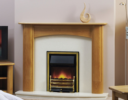 Focus Deighton Solid Oak Fire Surround | Hearth & Homes