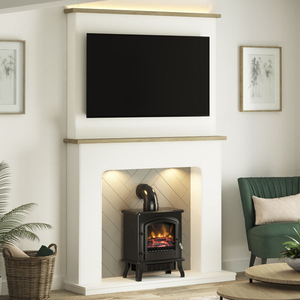 FLARE Collection By Be Modern Knightley Timber Inglenooks Surround ...