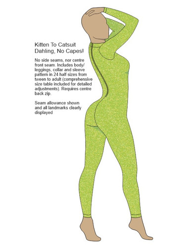 Kitten To Catsuit Dahling, No Capes! | Pattern School Onlin