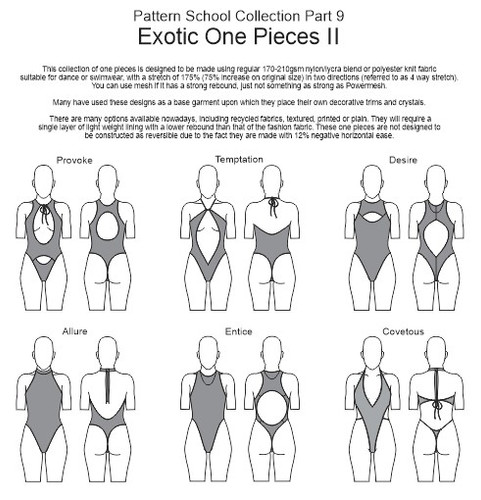 Pattern School Collection Part 9 - Exotic Dance. Sewing pattern to make ...