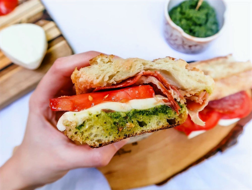 Pesto Italian Sandwich