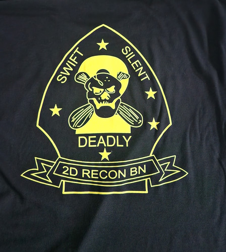 2ND RECON BN OUTLINE COTTON T-SHIRT | brotherrecon