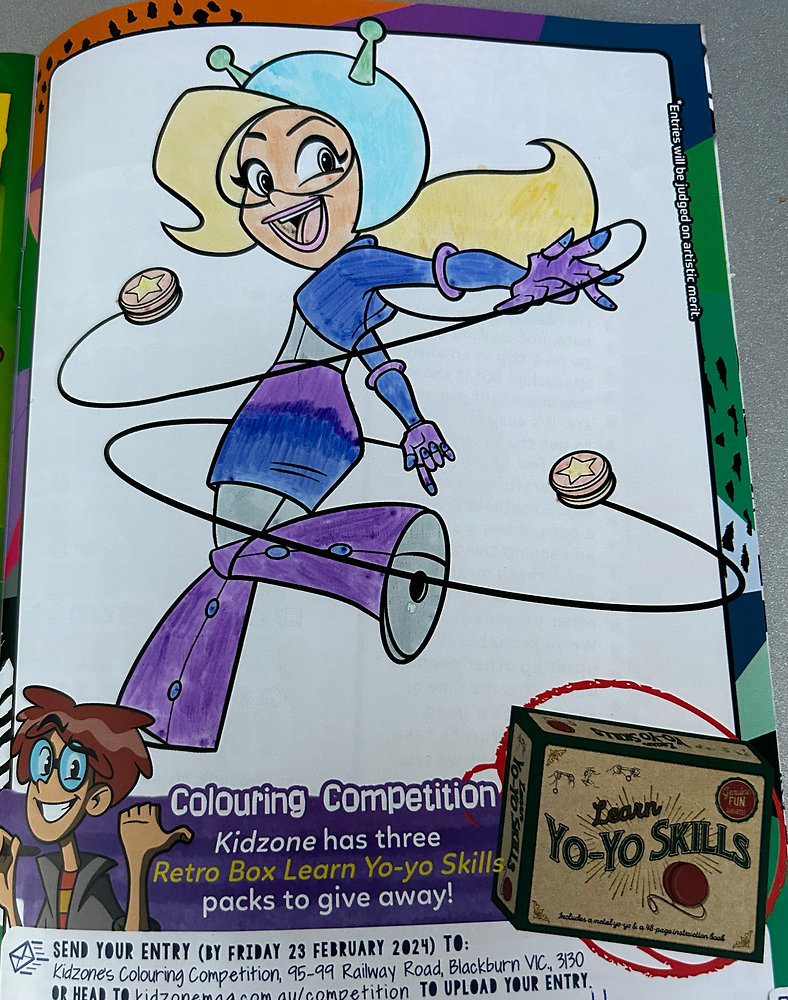 10 February Colouring - Winner