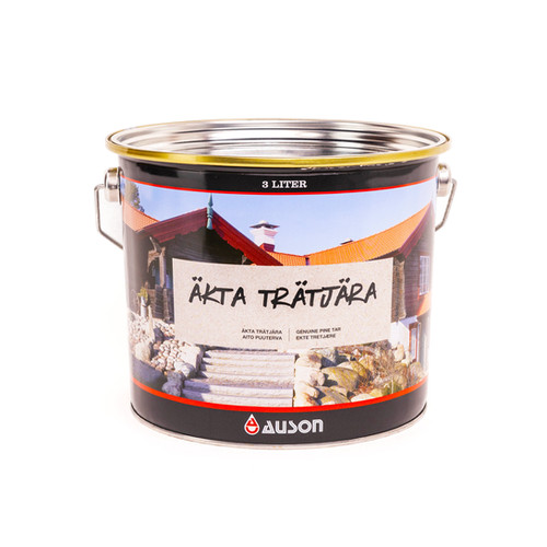 Undiluted Dark Pine Tar: 3 liter and 5 gallon | www.earthandflax.com