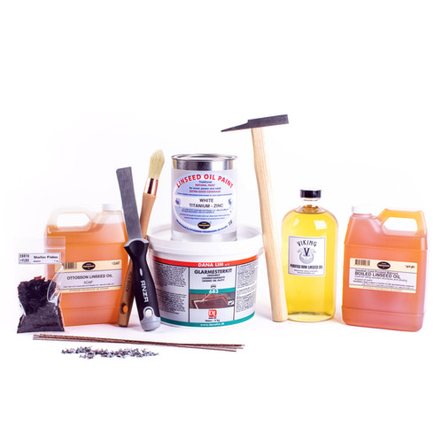 Pro Window Restoration Kit w/ Ottosson White Linseed Oil Paint | www ...
