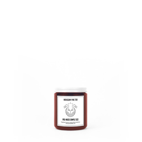 Pre-Mixed Pine Tar Mahogany: 8oz Sample | www.earthandflax.com