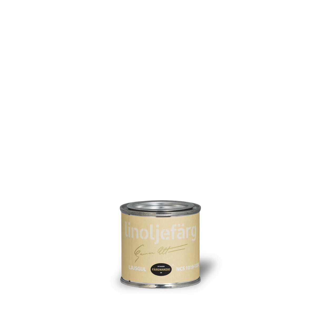 Light Yellow Ottosson Linseed Oil Paint: 4oz Sample | www.earthandflax.com