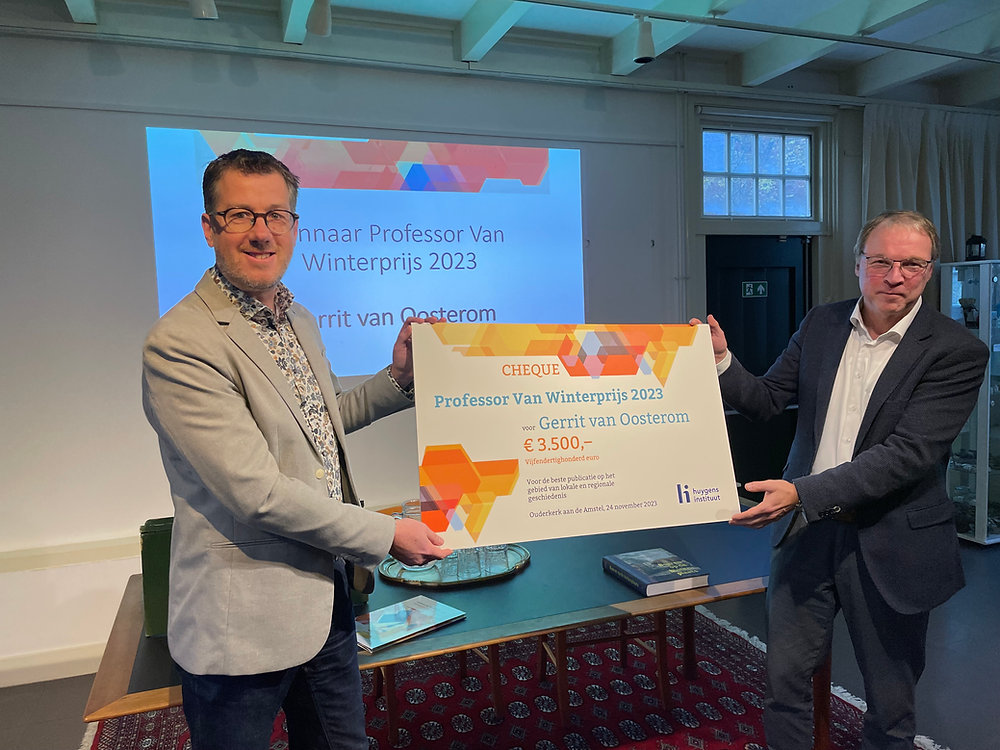 Boekenprijs voor Gerrit van Oosterom voor ‘Boeren op de buitenplaats’