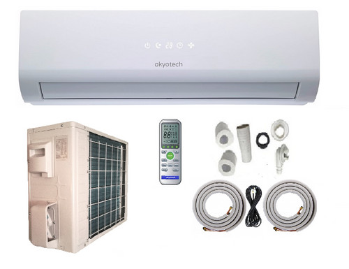 12000 BTU 15 SEER MINI SPLIT AC WITH FULL SET | okyotech