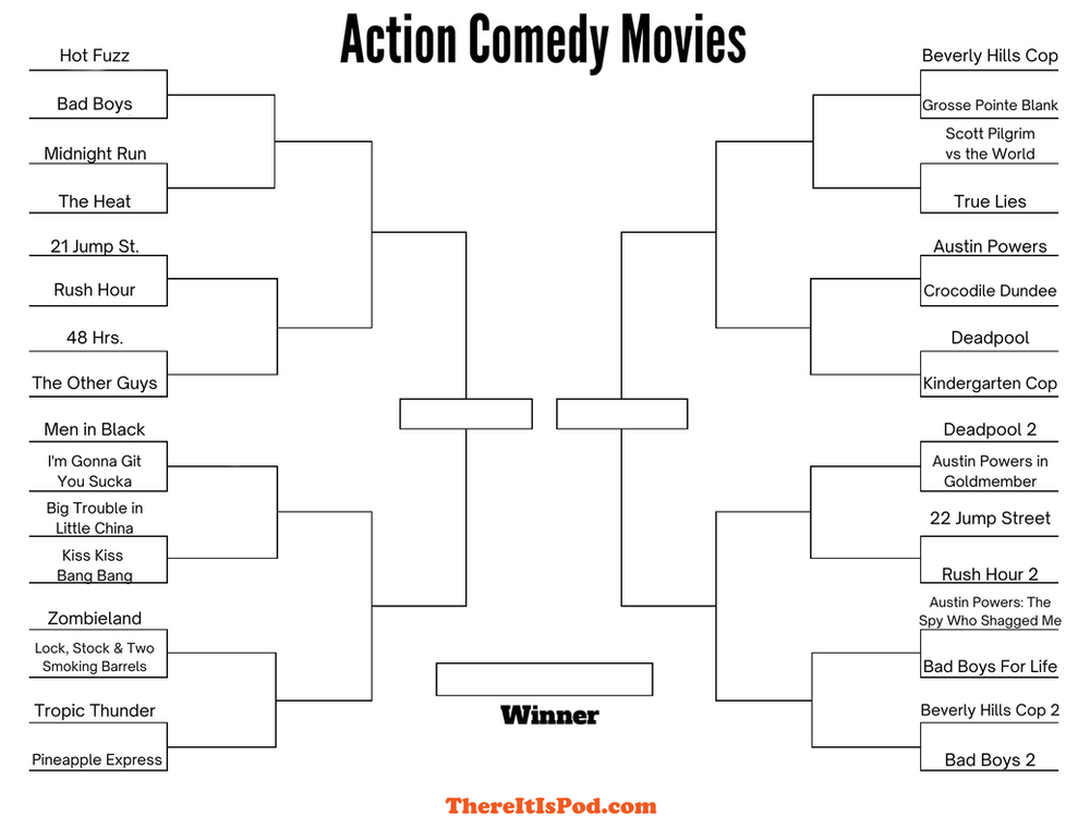 Pop Talk: Action Comedy Bracket