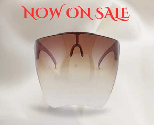 BROWN - Transparent Face Shield | Your Reflection Fash