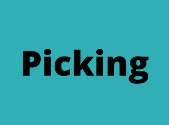 Picking | Objectives of Picking | Types of Picking | Classification of ...