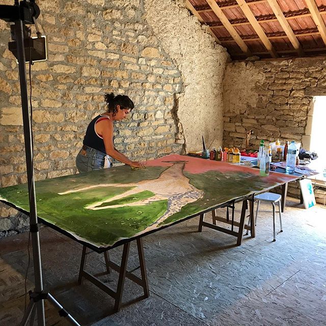 Barbara Mascini/Amsterdam centrum/Schilderijen/schilderles/