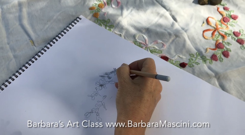 Barbara Mascini/Amsterdam centrum/Schilderijen/schilderles/