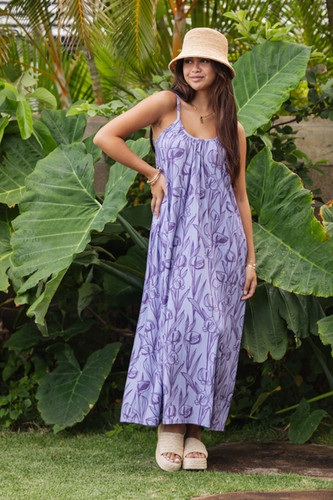 Janica Dress in Amethyst | vermilli-hawaii