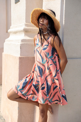 Valentine Dress in Pink Paradise | vermilli-hawaii
