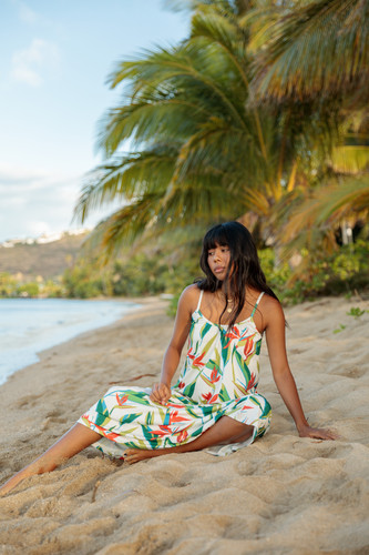 Janica Dress in Paradise | vermilli-hawaii