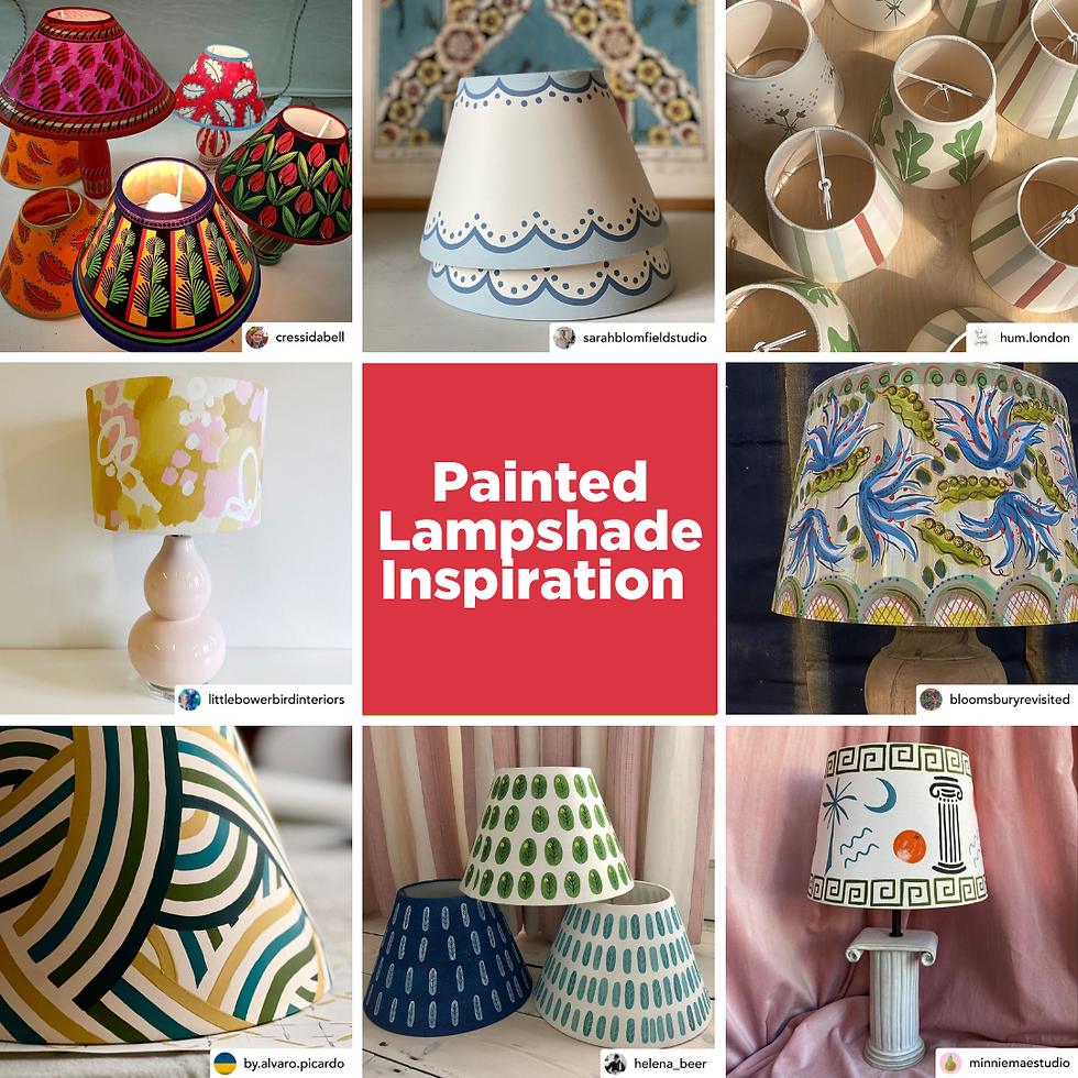 Lampshade Style Guide – Hand Painted Lampshades