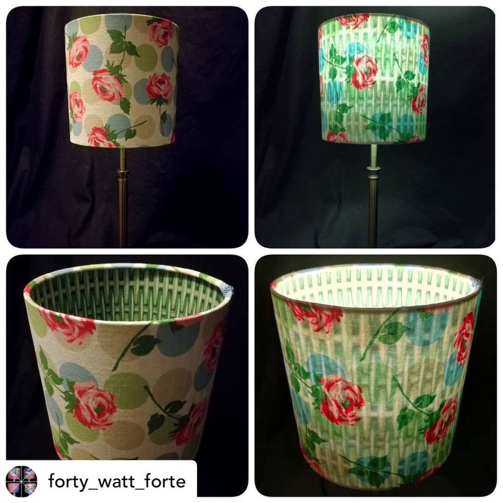 Creative Ideas for using Clear Stick It Lampshade Making PVC