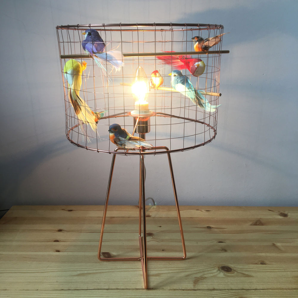 How to make a birdcage lampshade DIY tutorial