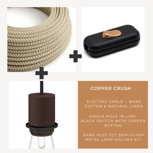 Product Focus - Coloured Fabric Cables for Table and Floor Lamps