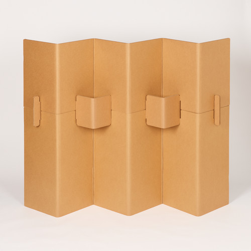 Cardboard Wall Partition | Chairigami