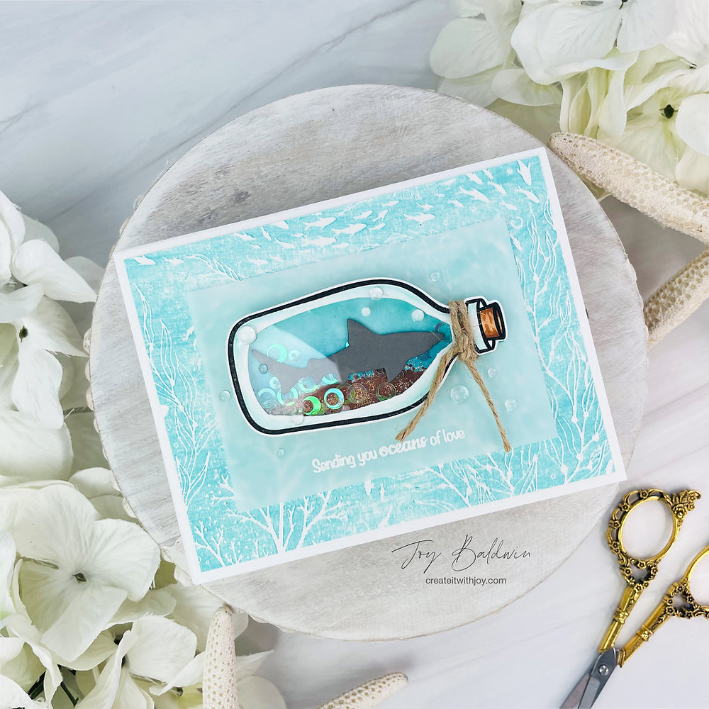 Shark Week Card Event 2022 | Tiny Shaker Card | Hero Arts