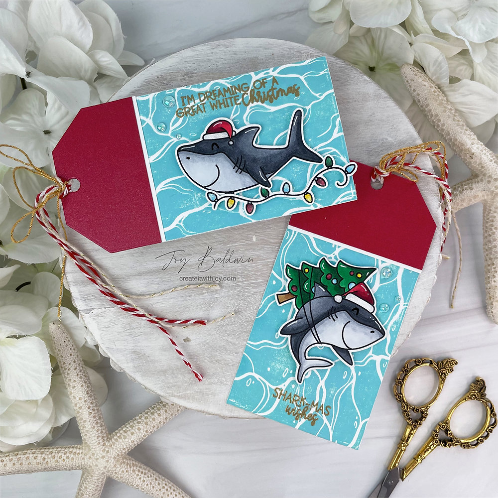 Shark Week Card Event 2022 | Christmas Tags | Avery Elle