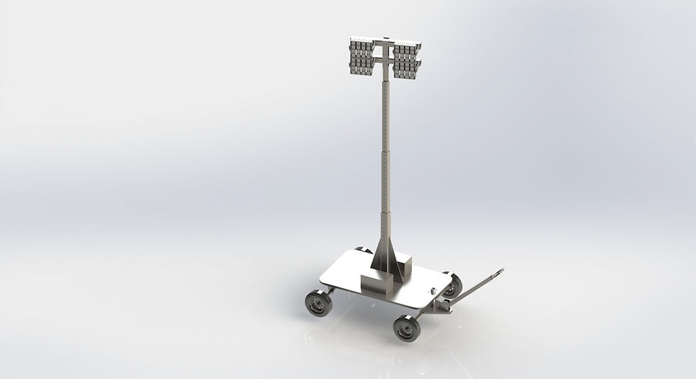 PORTABLE LIGHT TOWER -BATTERY OPERATED | Sasya Veda Tech