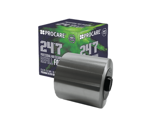 PROCARE PREMIUM SUPERWIDE SILVER 24*7 HAIR FOIL REFILL ROLL 120MM X ...