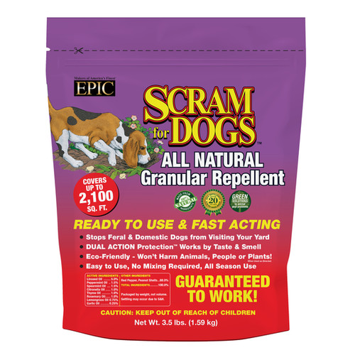 Scram for Dogs-3½-pound BAG | EpicRepellents