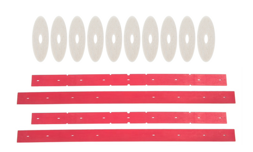 Floor Scrubber 6 Mo Accessory Bundle with White pads | CrystalFloorScrubber