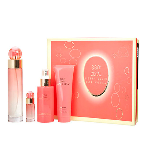 Estuche Perry Ellis 360 Coral EDP 100ml | Perfumería Miracle