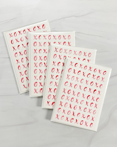 Watercolor XOXO Card | CC Studio