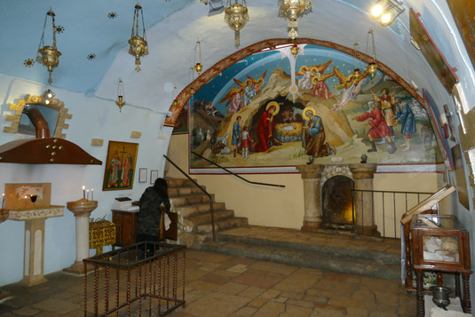 Shepherds' Field in Bethlehem: Franciscan and Greek Orthodox sites ...