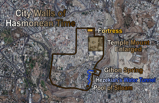 History of the Walls & Gates of Jerusalem: Maps, Videos | HolyLandSite.com