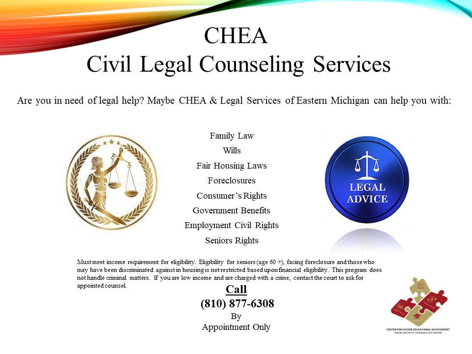 Civil Legal Counseling Services | CHEA