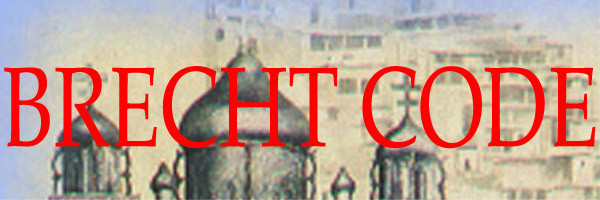 브레히트 B. Brecht | BRECHT CODE