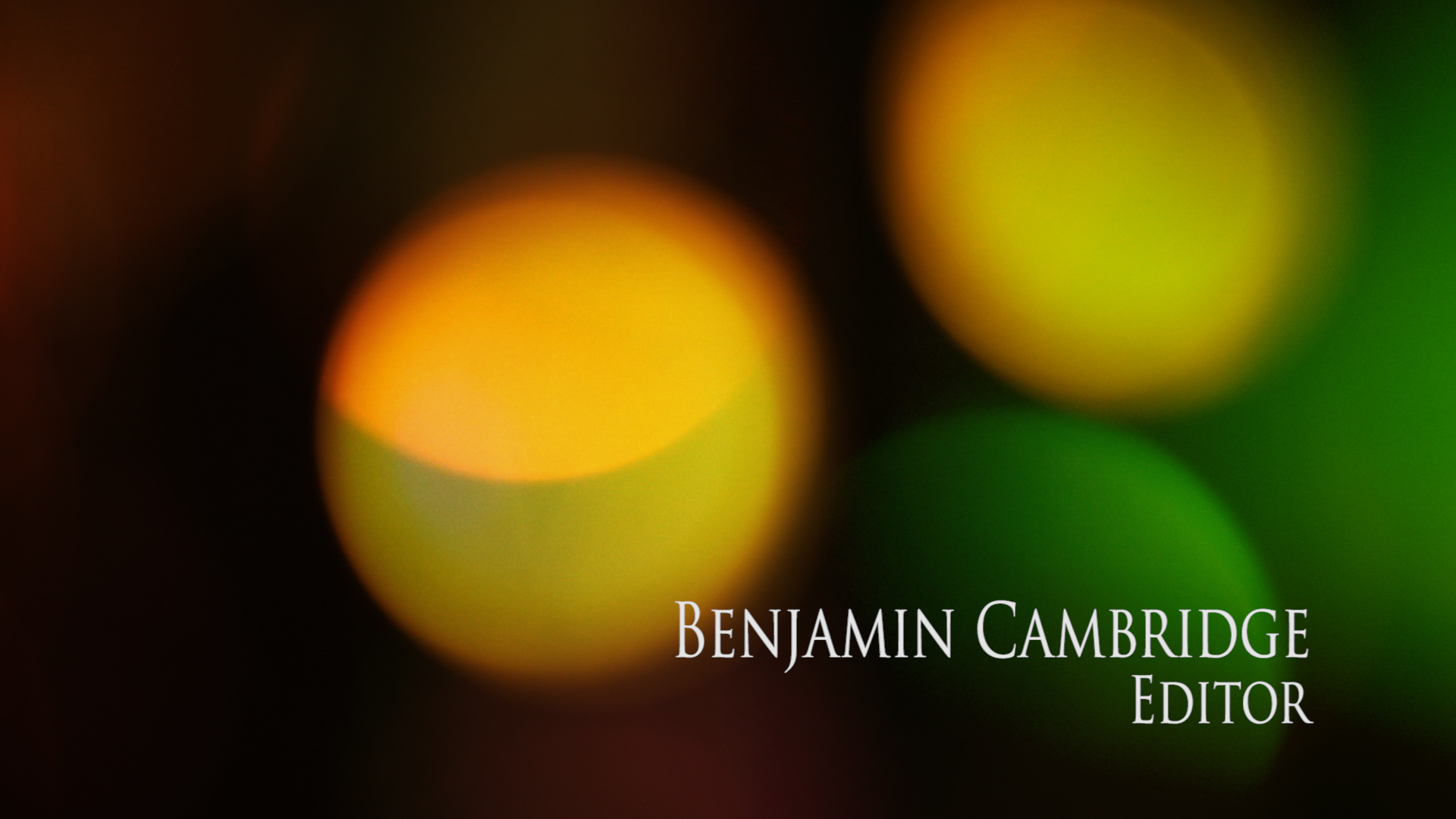 Ben Cambridge Freelance Video Editor